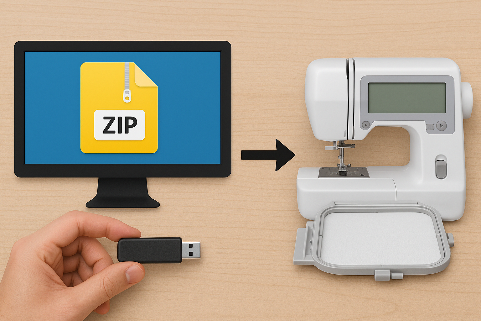 How do I open the downloaded file and transfer the format suitable for ...